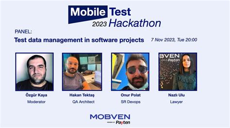 Testhackathon Mobiletesthackathon Hackathon Data Testdata Datamanagement Qa Devops