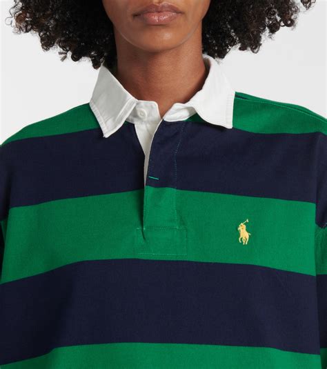 Polo Ralph Lauren 스트라이프 코튼 저지 폴로 셔츠 페칭