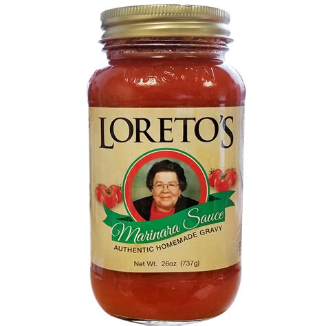 Loretos Marinara Sauce 26 Oz Stello Foods