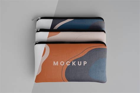 플랫 캔버스 파우치 목업 디자인 프리미엄 Psd 파일 플랫 캔버스 파우치 목업 디자인 프리미엄 Psd 파일