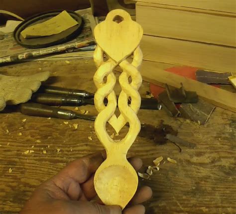 How To Draw A Welsh Love Spoon