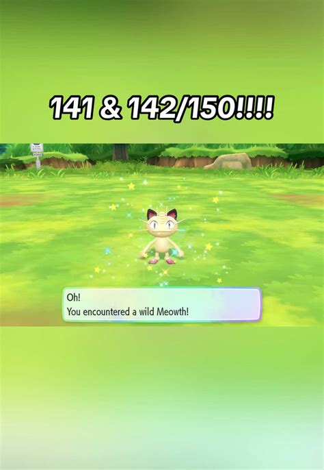 Capturing Shiny Meowth In Lets Go Eevee Tiktok