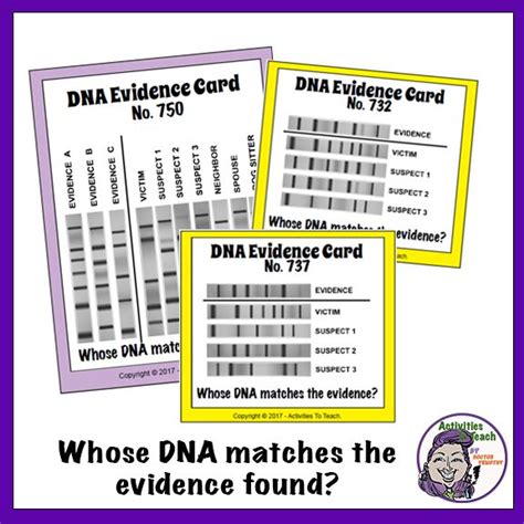 Middle School Forensics Dna As Evidence Task Cards Activities To Teach