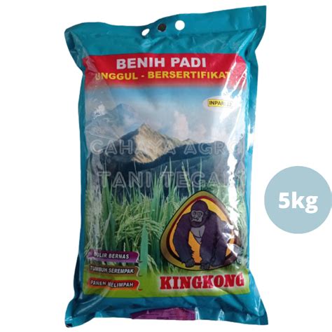 Jual Benih Padi Unggul Inpari Cap Kingkong Kg Shopee Indonesia