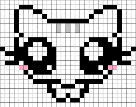Cute Cat 05 Pixel Art 🐱🩷 Nel 2025 Disegni Semplici Idee Per