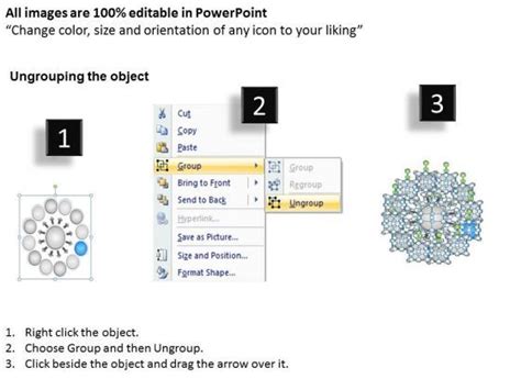 Layout Of Converging 12 Steps Linear Flow Cycle Chart PowerPoint Templates