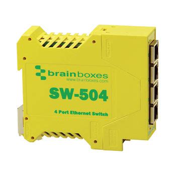 Brainboxes Industrial Ethernet To DIO Ethernet Unmanaged 4 Port Switch Promo Bundle LN53755