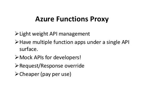 Serverless Api With Azure Functions