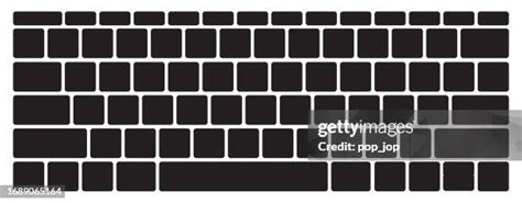 Laptop Empty Keyboard Vector Illustration Template High Res Vector Graphic Getty Images