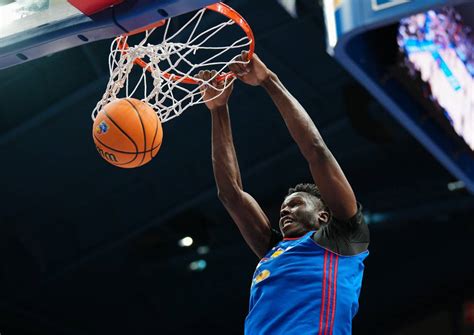 Flory Bidungas Dunks Highlight Kansas Jayhawks Late Night In The Phog Scrimmage