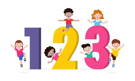 Cartoon Numbers 123