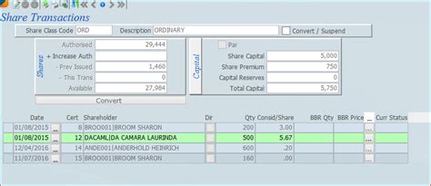 how to do a many to one share transfer merge certificates