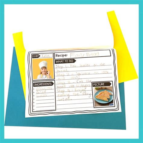 Class Cookbook Class Recipe Book Writing Activity End Of Year Project