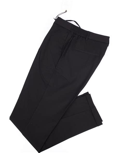 Plain Black Slacks Madeforman