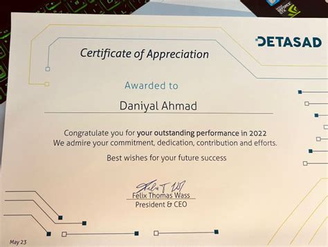 Outstandingperformance Grateful Daniyal Ahmad 41 Comments