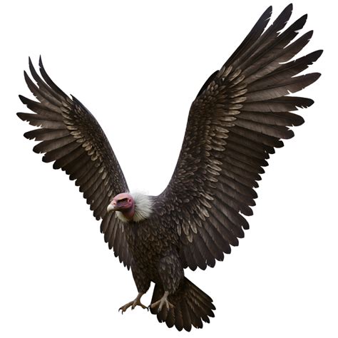 Flying Vulture Wingspan Bird Scavenger Nature Wildlife Avian Predator