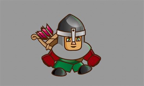 D Archer Character Sprites By Free Game Assets GUI Sprite Tilesets