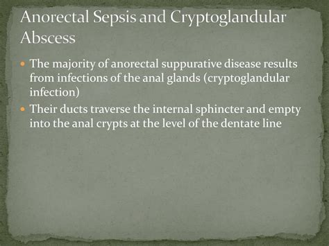 Ppt Anorectal Diseases Powerpoint Presentation Free Download Id 6757445