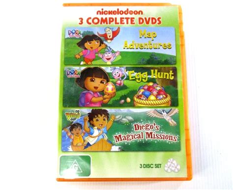 Dora The Explorer Dvds Map Adventuresegg Huntdiegos Magical Missions