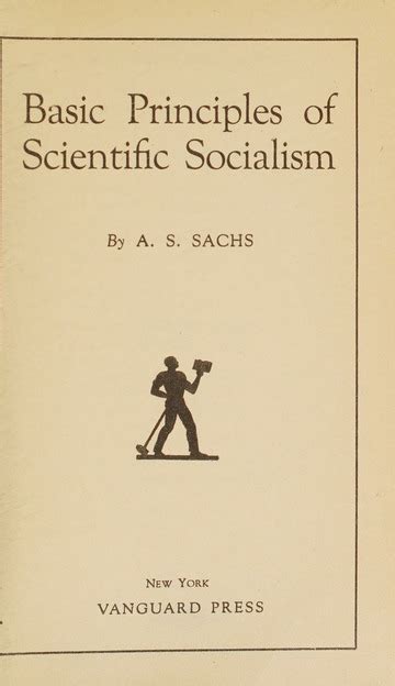Basic Principles Of Scientific Socialism A S Sachs Free Download