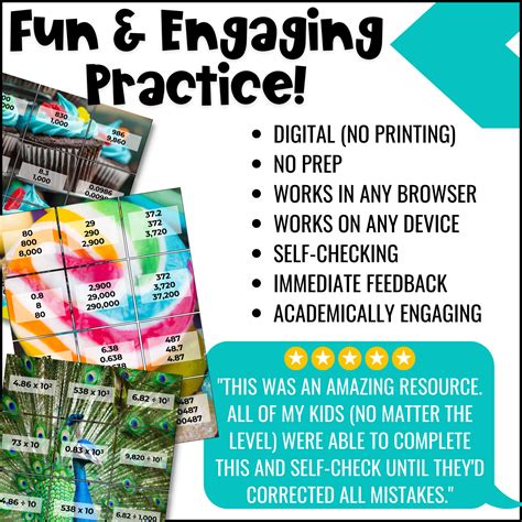 Place Value Patterns Digital Puzzles {5 Nbt 2} 5th Grade Math Activity Fun In 5th Grade And More