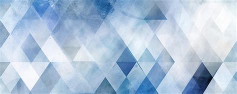 Premium Photo Geometric Abstract Triangles Blue White