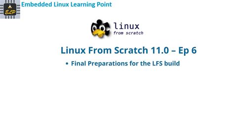 Final Preparations For Lfs Build Linux From Scratch 111 Ep 6 Youtube