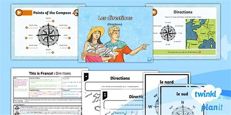 French This Is France Directions Year 6 Lesson Pack 3