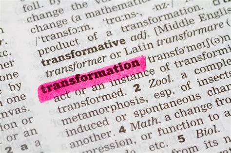 Premium Photo Dictionary Definition Of The Word Transformation