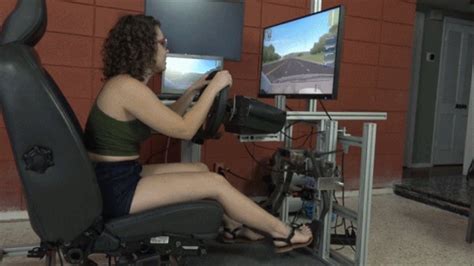 Bailey Takes The Simulator For A Spin Mp4 1080p The Pedal