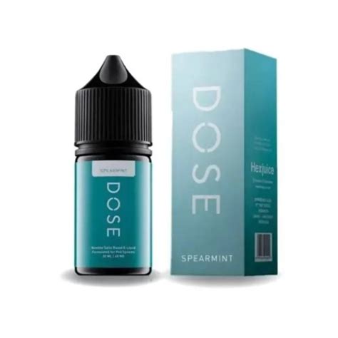 Liquid Dose Spearmint Saltnic 30ml By Hex Juice Vapeku88