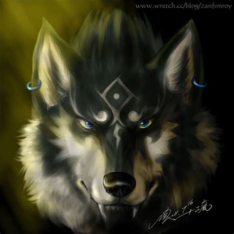 Wallpaper Twilight Princess Wolf