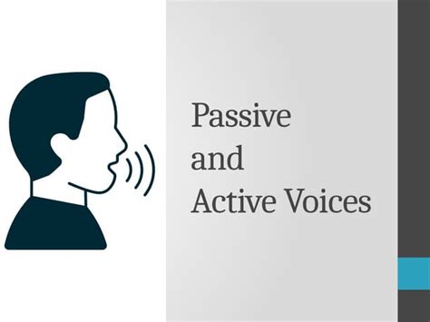Active And Passive Voice Powerpoint Presentation Pptx