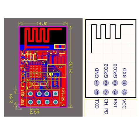 Módulo Microcontrolador Esp 01s Esp8266 Wi Fi
