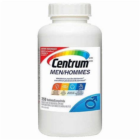 Centrum Complete Multivitamin And Mineral Supplement For Men 250 Table