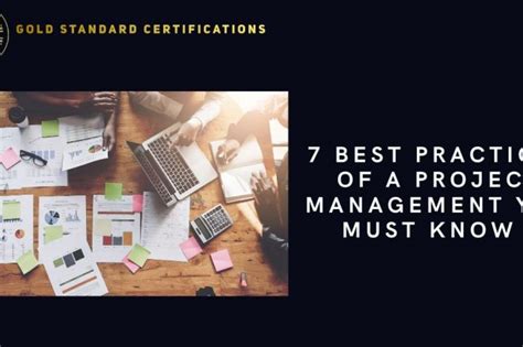 Best Practices For Setting Up A PMO GOLD STANDARD CERTIFICATIONS