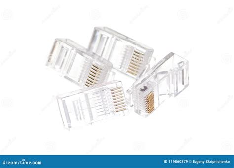 Connector Rj45 Isolation Stock Image Image Of Digital 119860379