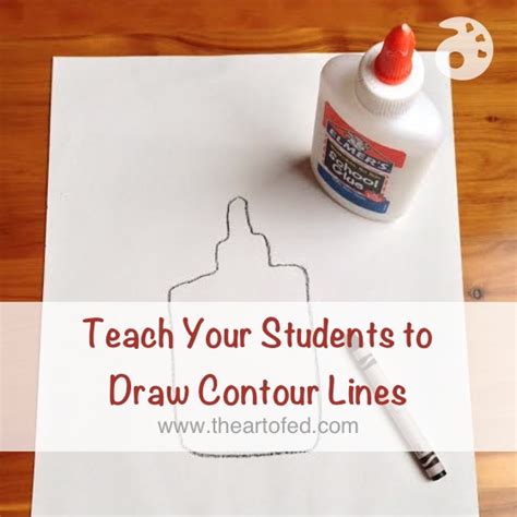 Teach Your Babes To Draw Contour Lines The Art Of Education