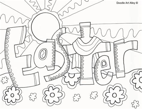 Adult Coloring Pages Religious Easter Coloring Pages
