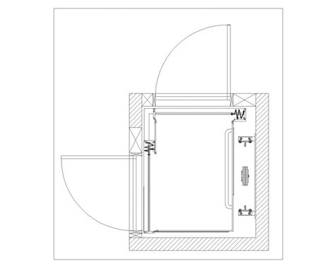 Residential Elevators Home Elevator 9 Thousands Of Free Autocad Drawings