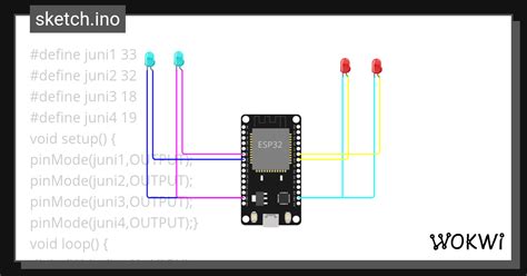 Led Kelap Kelip 2 Wokwi Esp32 Stm32 Arduino Simulator