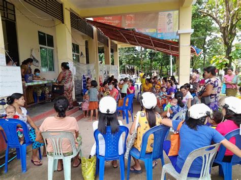 သရက်ချောင်းမြို့နယ်တွင် ကလေးသူငယ်များအား ပုံမှန်ကာကွယ်ဆေးထိုးနှံခြင်း