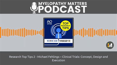 Research Top Tips 2 Michael Fehlings Clinical Trials Concept