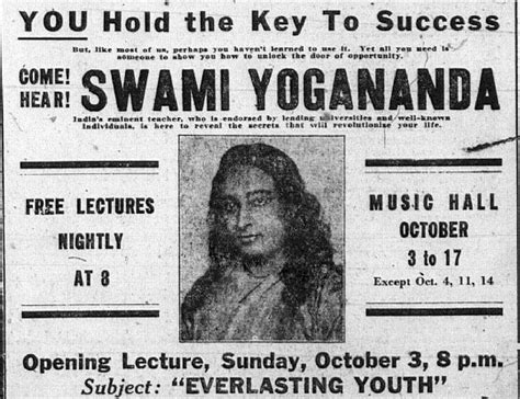 Paramahansa Yogananda In Cincinnati