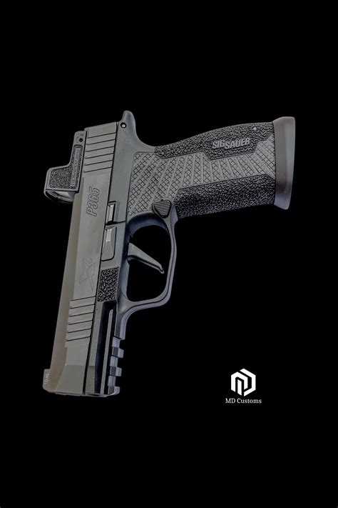 Macro Frame With Xl Upper Tacdev Magwell And Md Customs Hybrid Meshburst Grip Package R Sigsauer