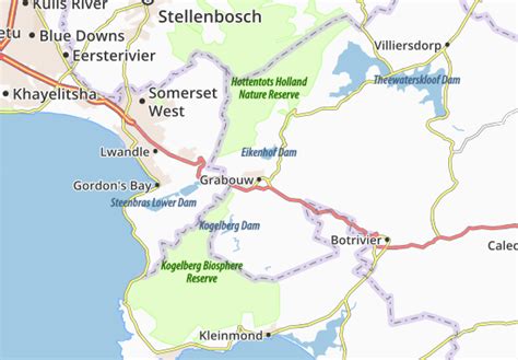 Michelin Grabouw Map Viamichelin