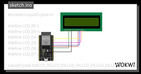 Print On Lcd Wokwi Esp32 Stm32 Arduino Simulator