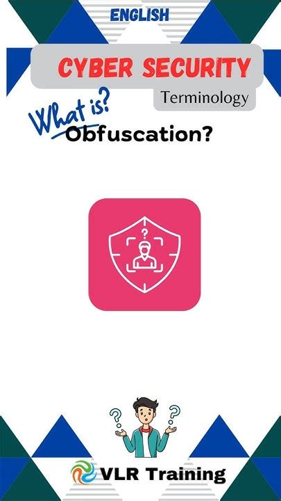 What Is Obfuscation Cyber Security Terminologyvlrtraining Cybersecurity Education Youtube