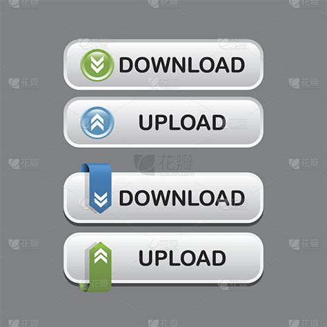 下载和上传按钮对网页设计很有用