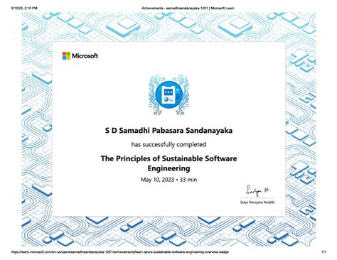 Samadhi Sandanayaka On Linkedin Today I Earned My The Principles Of